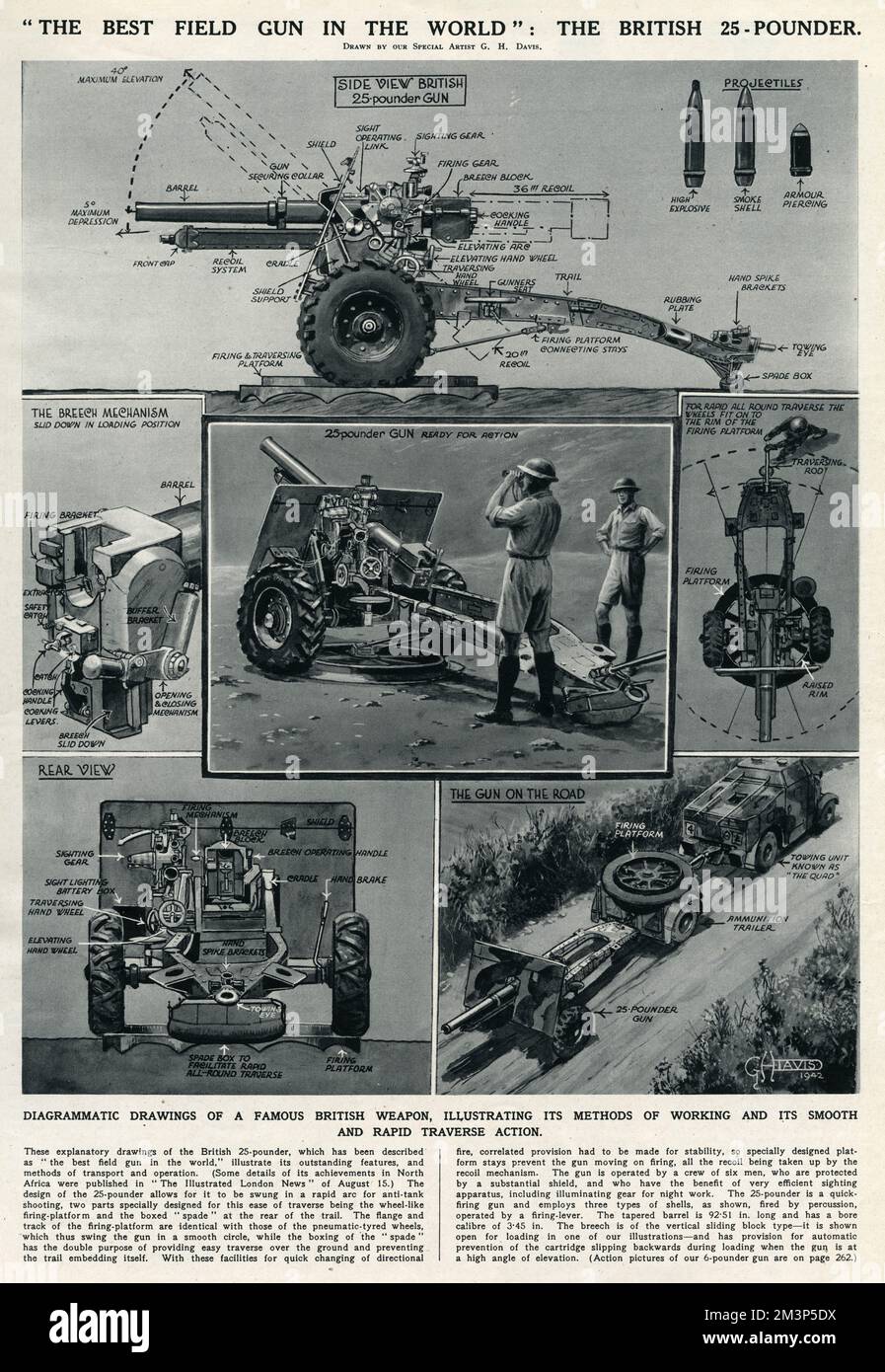 Ww2 field gun 25 hi-res stock photography and images - Alamy