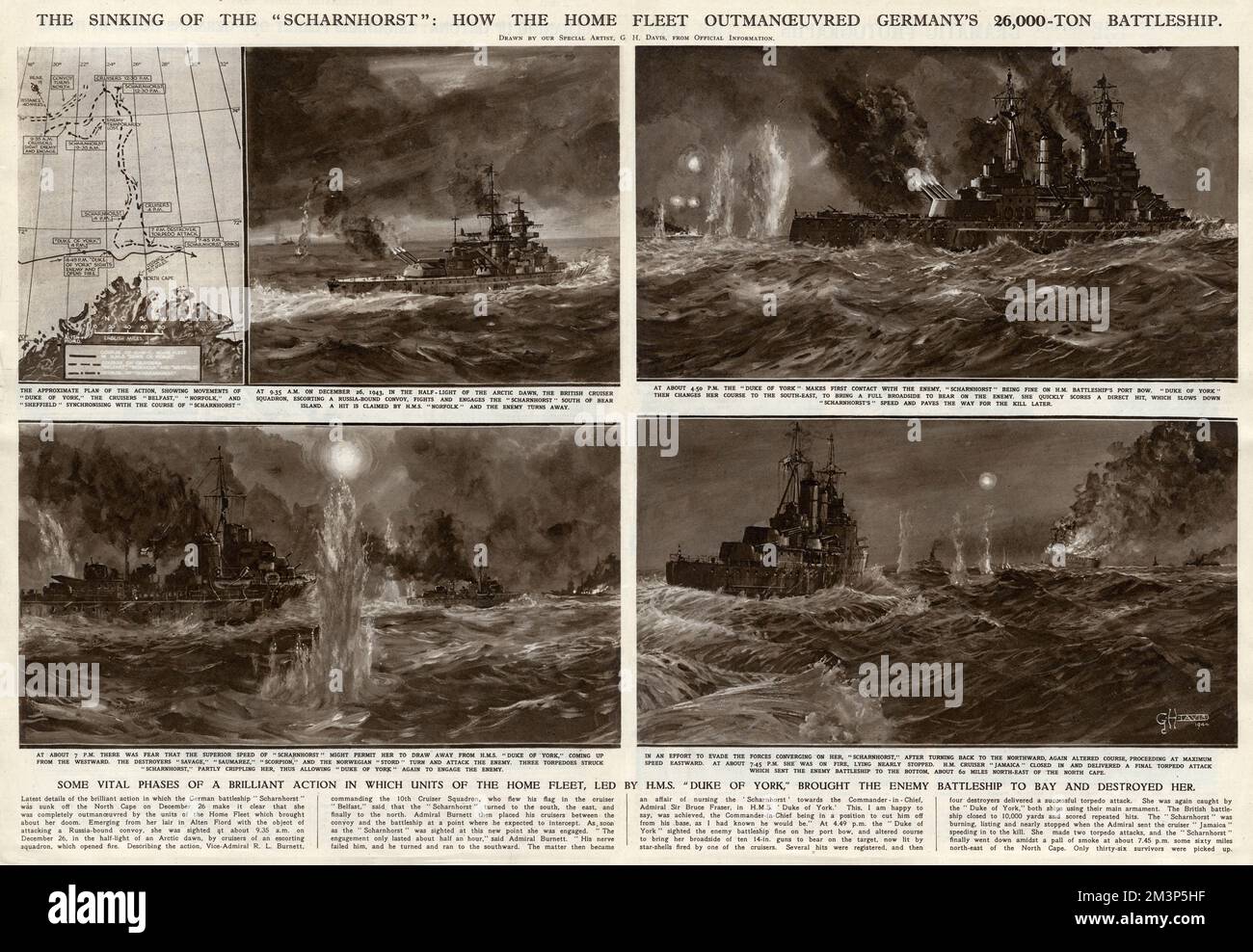 The sinking of the Scharnhorst: how the British fleet outmanoeuvred ...