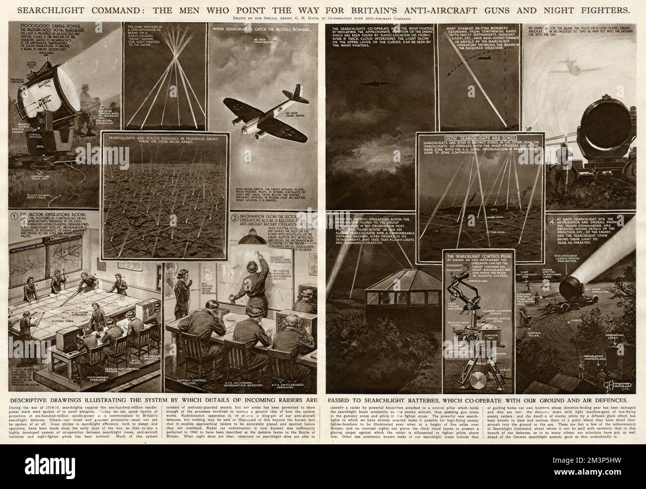 Searchlight aircraft hi-res stock photography and images - Alamy