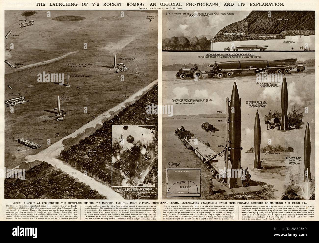 V2 rocket 1944 hi-res stock photography and images - Alamy