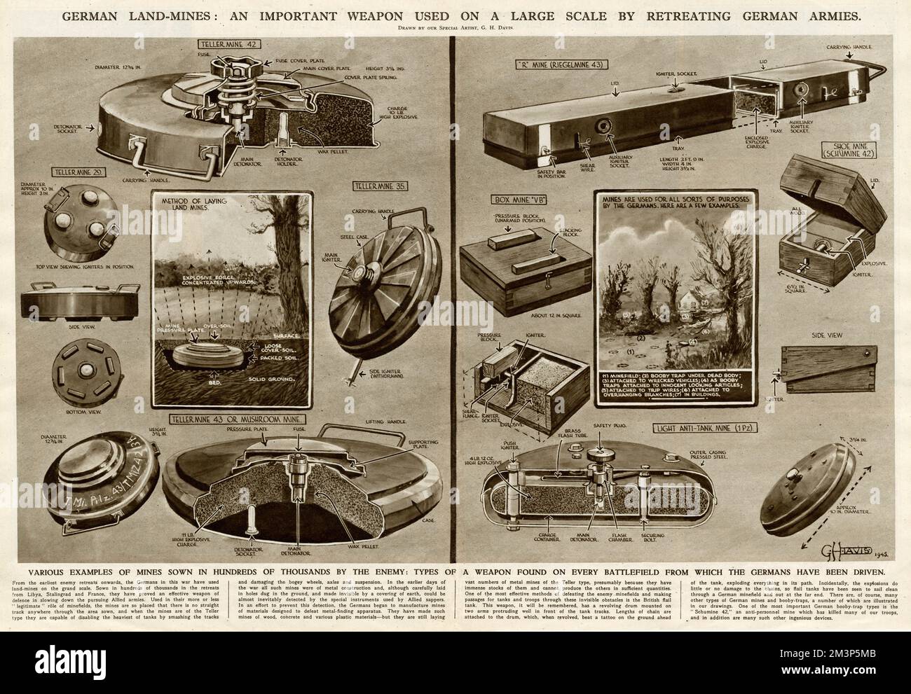 German land mine ww2 hi-res stock photography and images - Alamy
