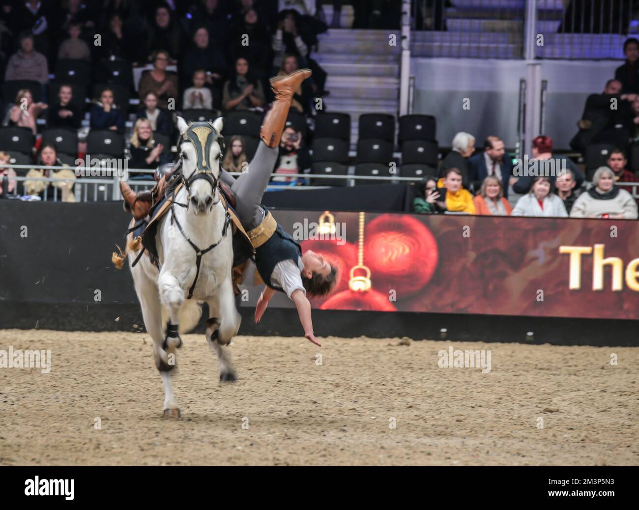 London UK 16 December 2022 A the forefront of the action, bringing ...