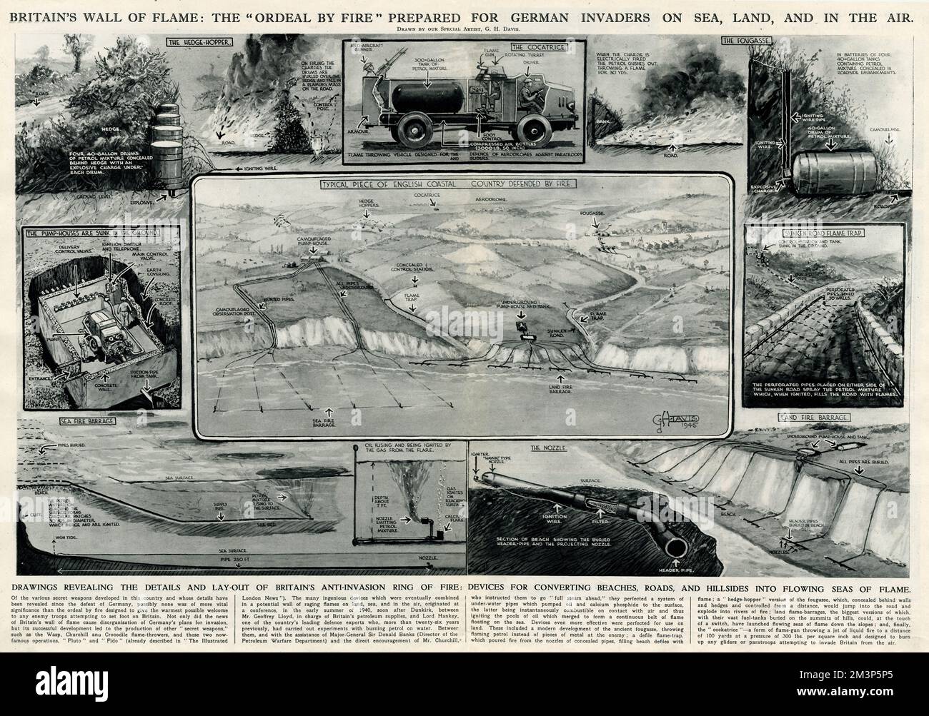 Ww2 anti invasion defences hi-res stock photography and images - Alamy