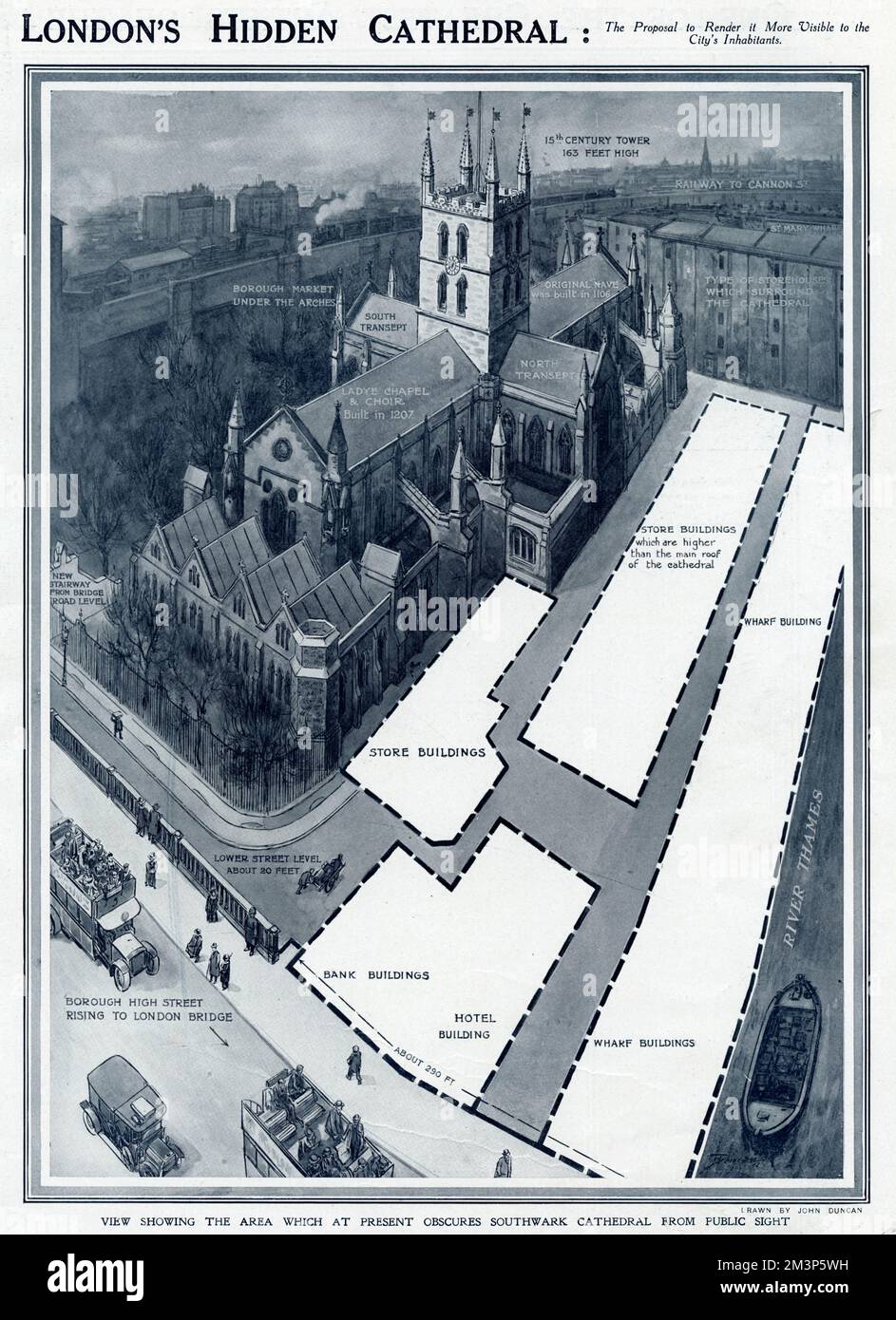 London's hidden cathedral: a proposal to make Southwark Cathedral (near London Bridge) more ...
