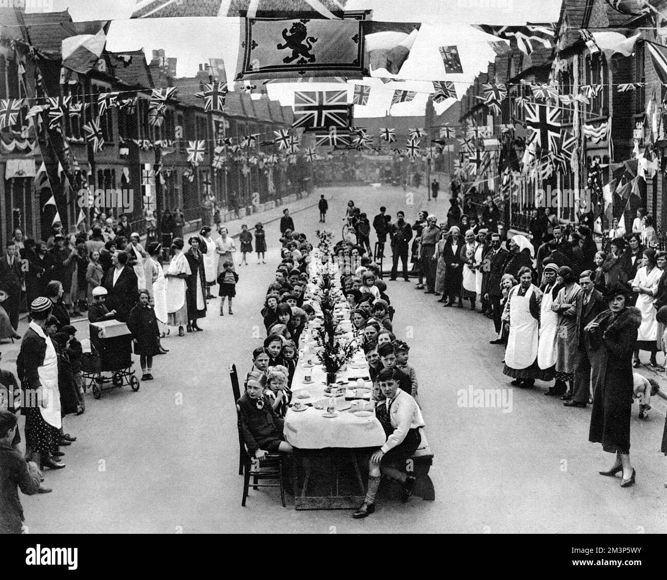 Celebrate the coronation Black and White Stock Photos & Images - Alamy