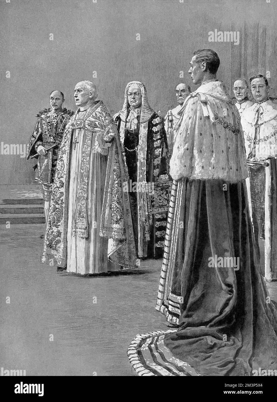 King george vi coronation robes hi-res stock photography and images - Alamy