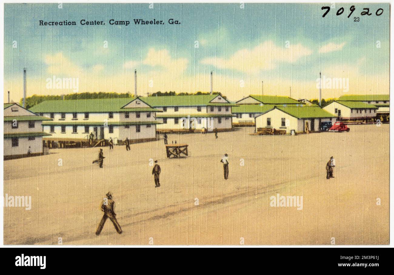 American soldiers at camp wheeler hi-res stock photography and images ...