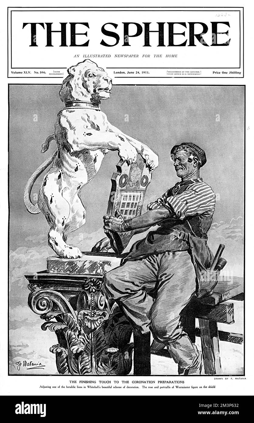 Coronation in westminster Black and White Stock Photos & Images - Alamy