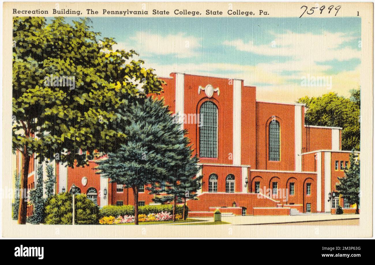 Recreation building, The Pennsylvania State College, State College, Pa ...