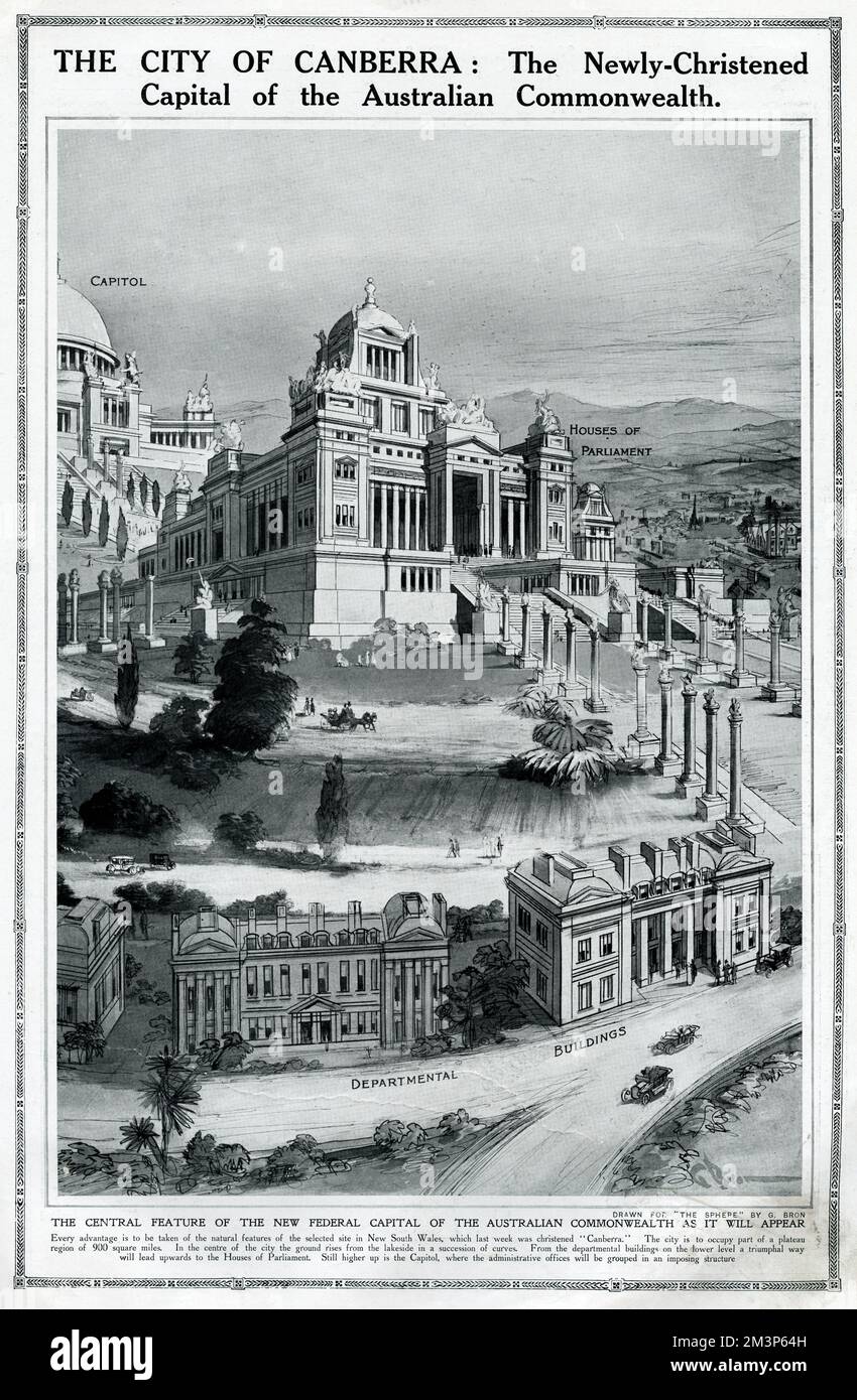 The City of Canberra: the newly-christened capital of the Australian ...