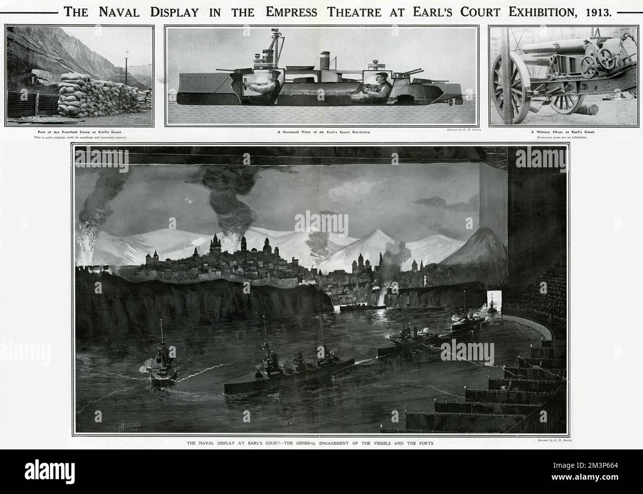 Naval display at Earl's Court by G. H. Davis Stock Photo - Alamy