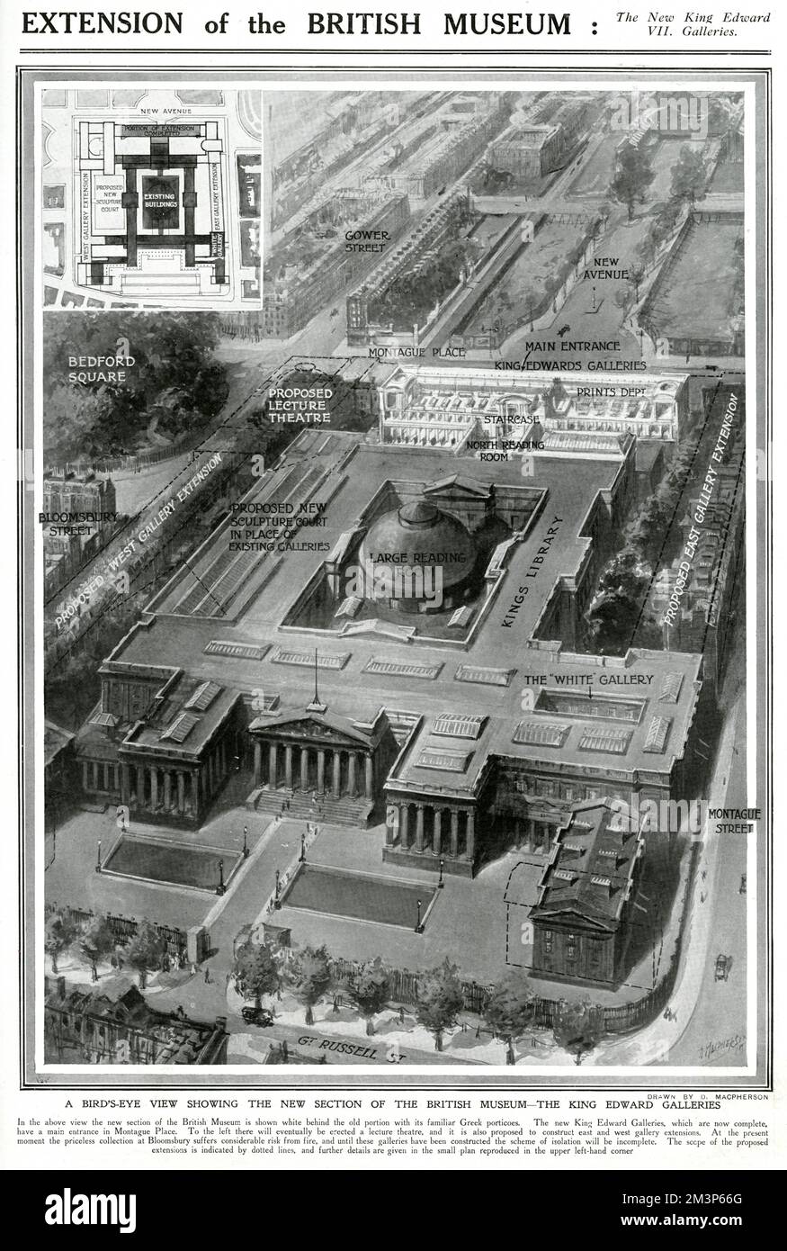 Extension of the British Museum, London Stock Photo - Alamy