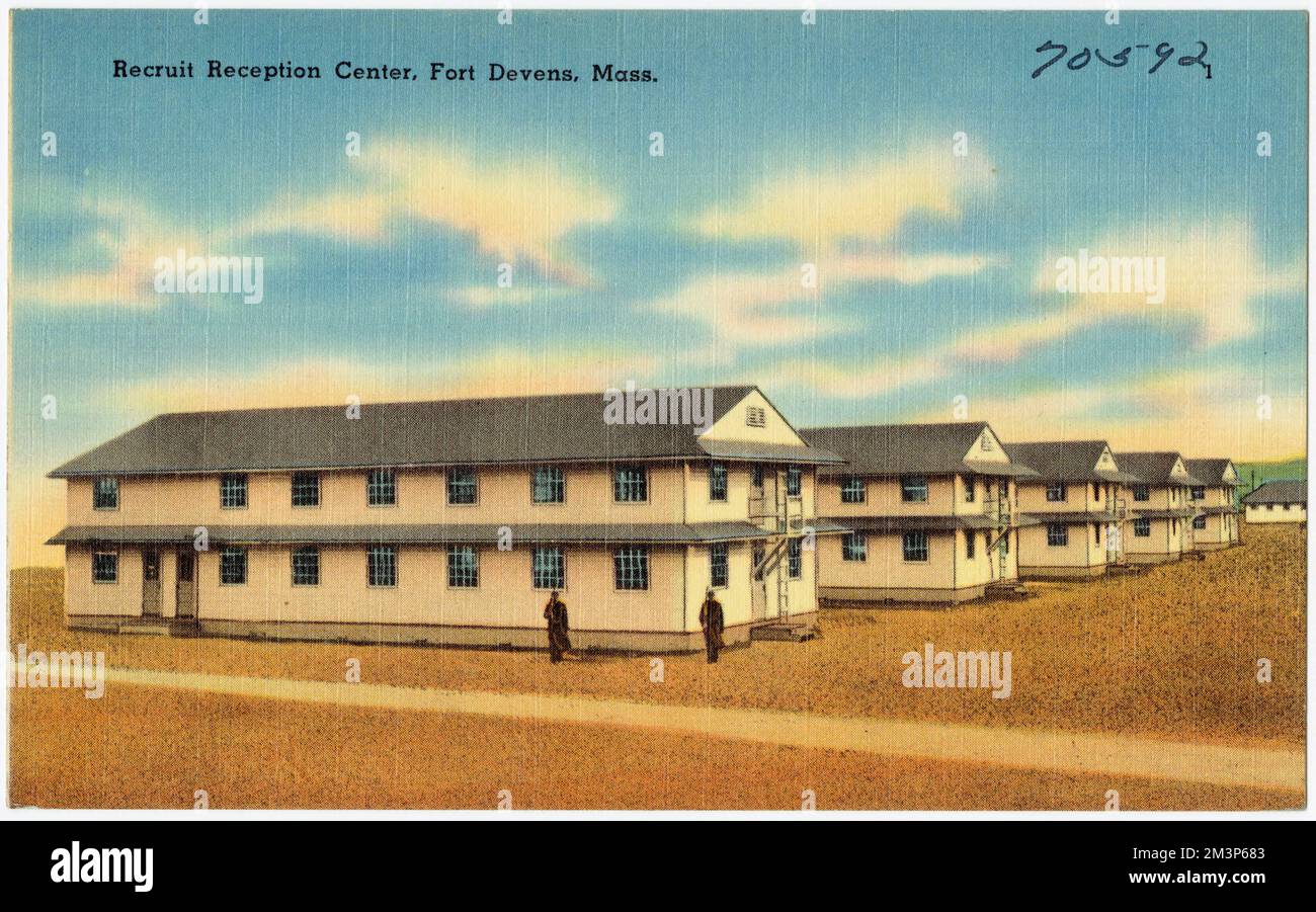 Recruit Reception Center, Fort Devens, Mass. , Military facilities ...