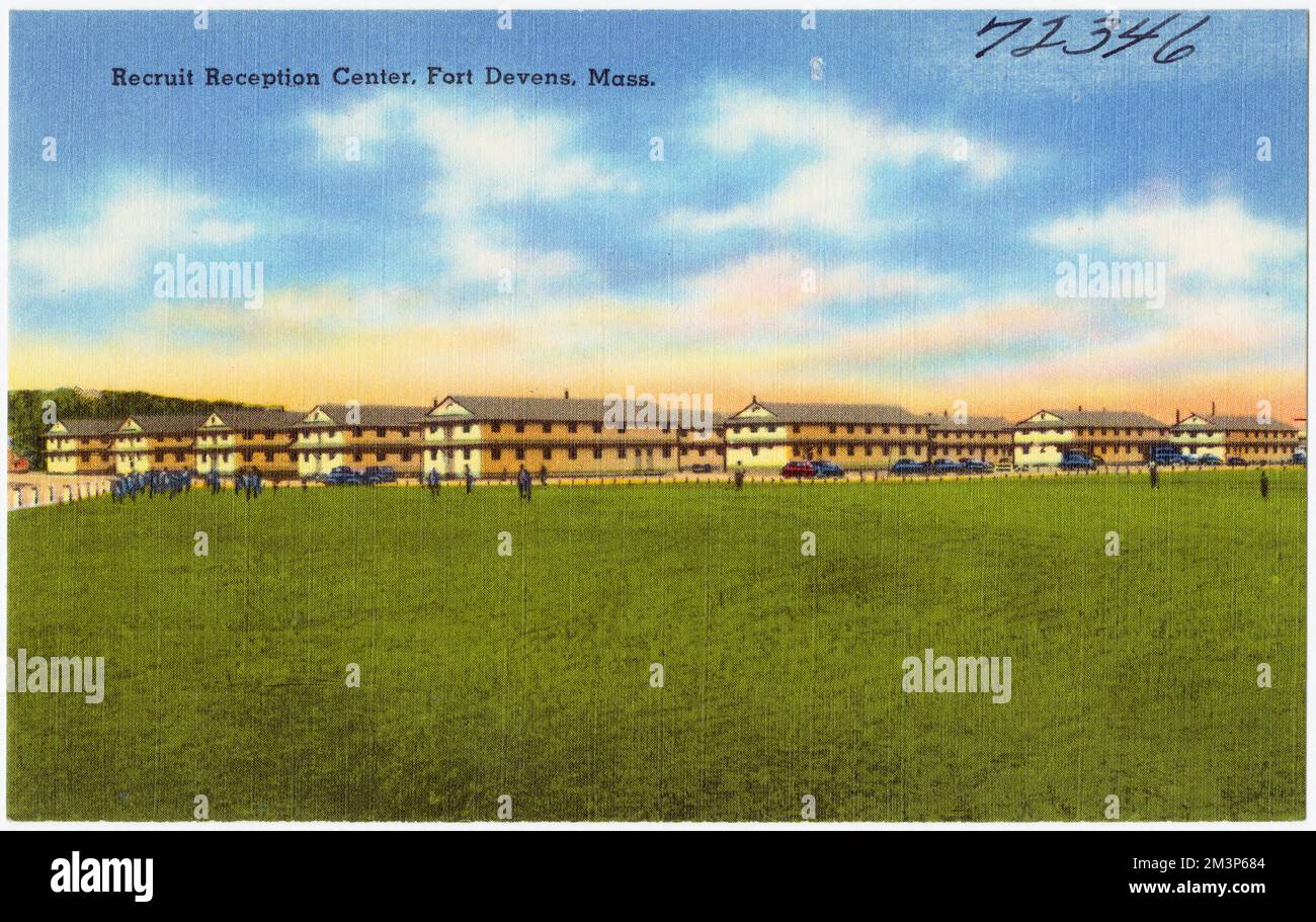 Recruit Reception Center, Fort Devens, Mass. , Military facilities ...