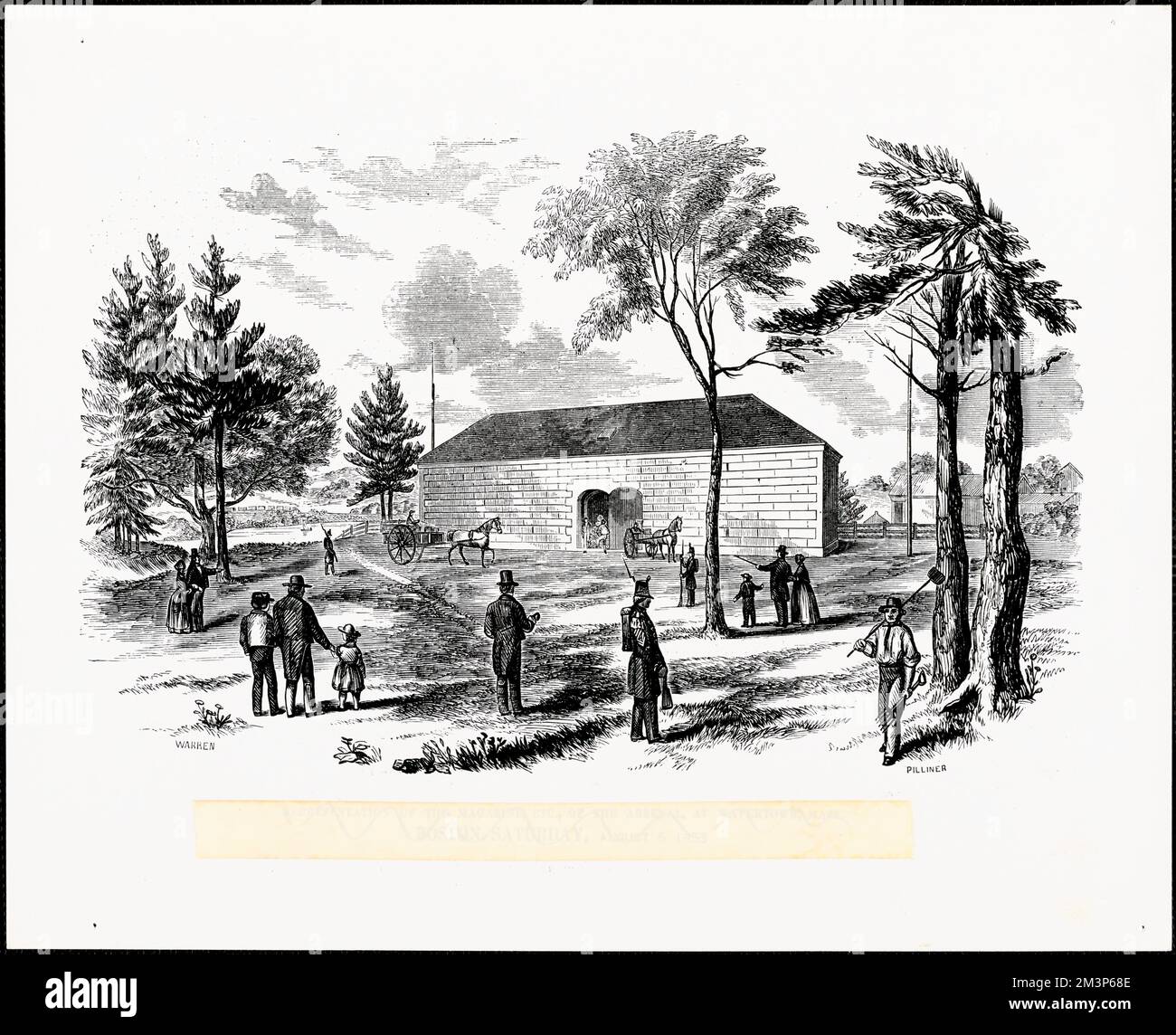 Rectangular stone magazine, 1817 , Armories, Buildings, Periodical ...