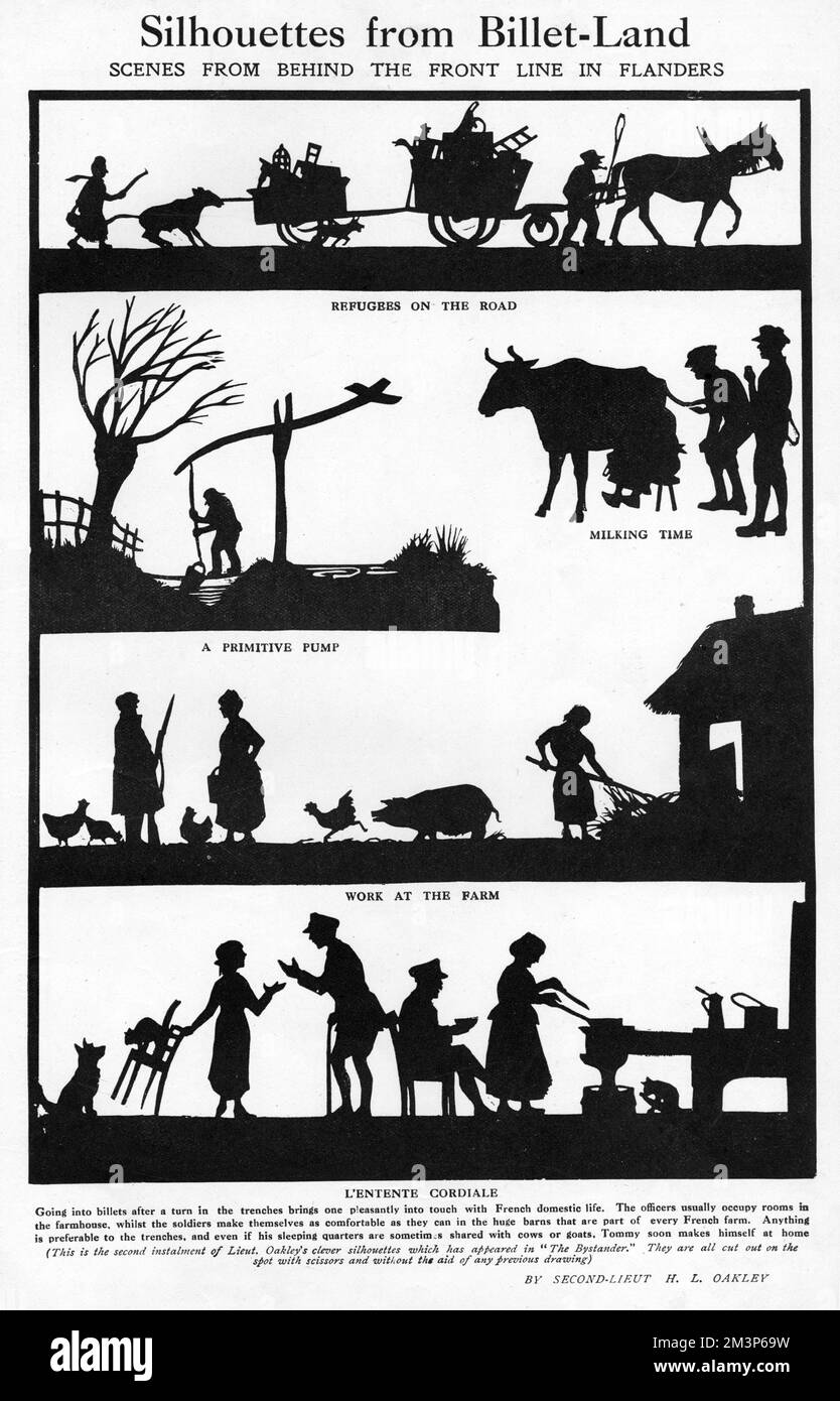 French countryside during ww1 Black and White Stock Photos & Images - Alamy