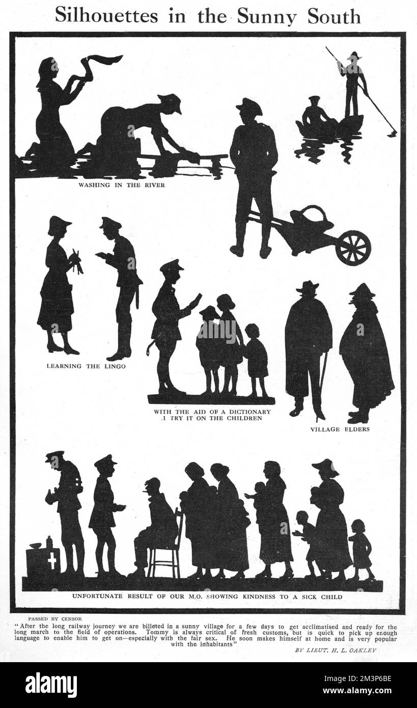 World war one silhouettes hi-res stock photography and images - Alamy