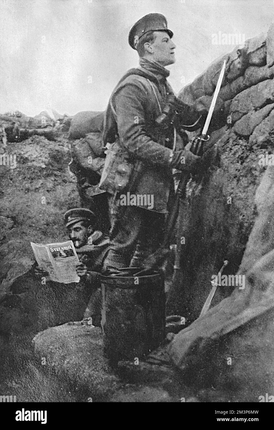 British soldiers ww1 trench read hi-res stock photography and images ...