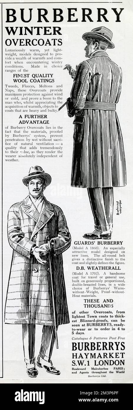 Burberry advert hi-res stock photography and images - Alamy