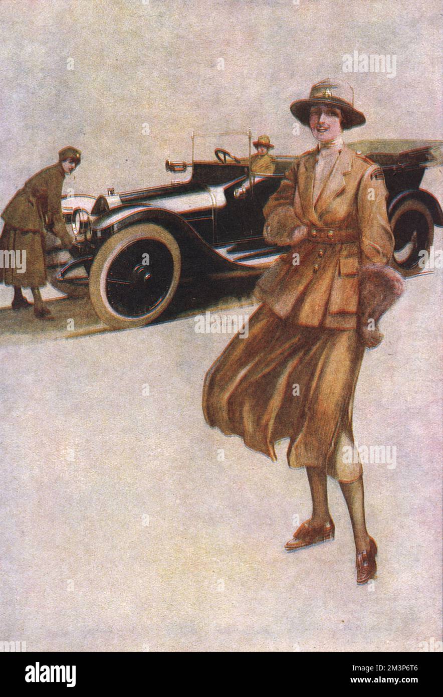 Carrying On - The W.A.A.C. Girl WWI women's roles Stock Photo - Alamy