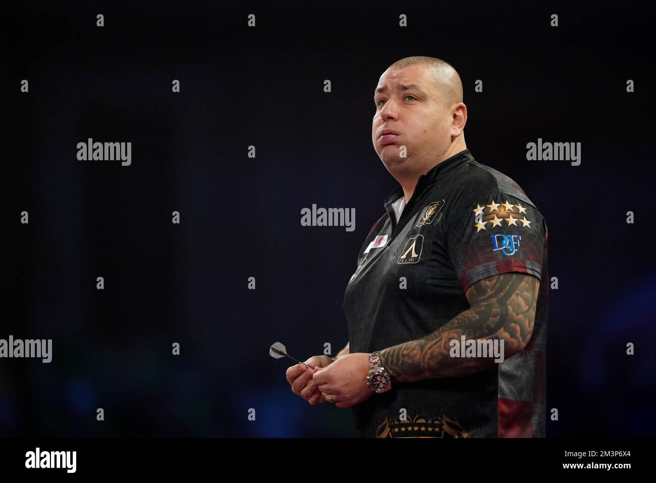 Croatia's Boris Krcmar in action against Japan's Toru Suzuki during day ...