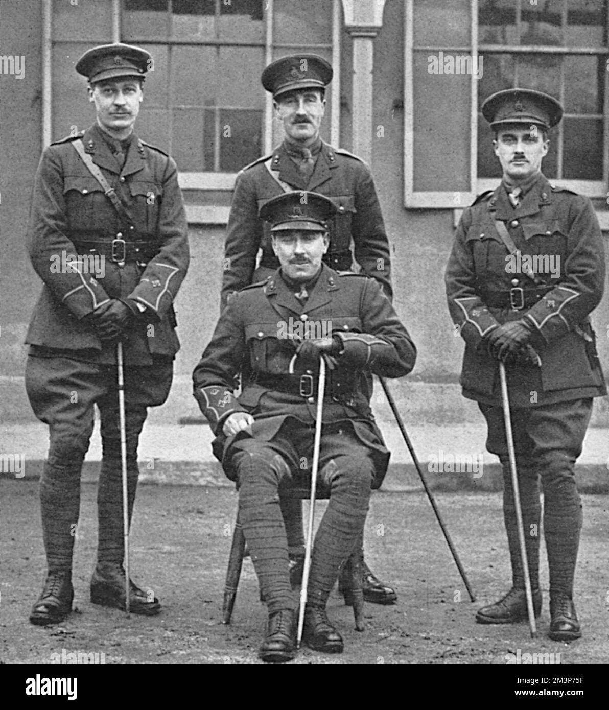 E.H. Shepard & Bruce Ingram, Royal Garrison Artillery, WW1 Stock Photo ...