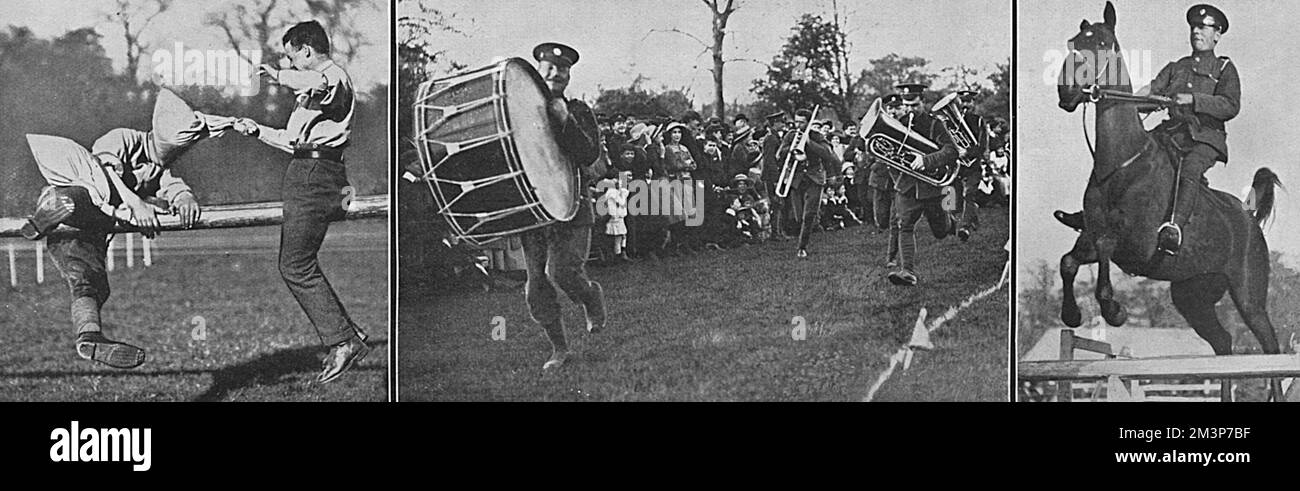 Army Sports Meeting at Greenwich Park, WW1 Stock Photo - Alamy