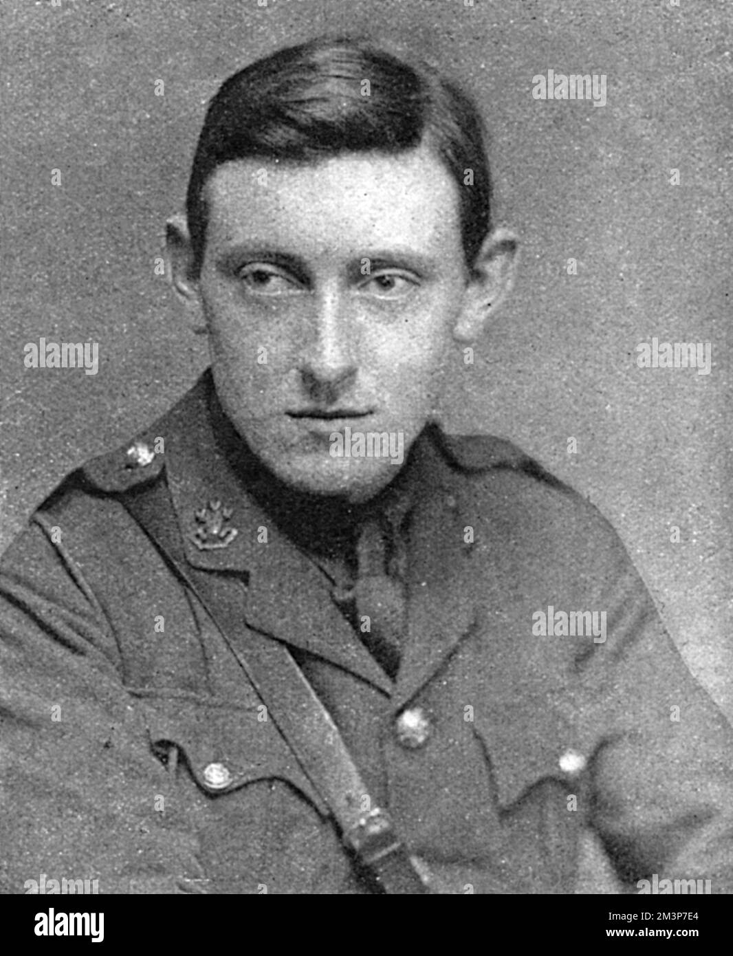 Lt. R. Gerard Garvin, South Lancashire Regiment, WW1 Stock Photo - Alamy