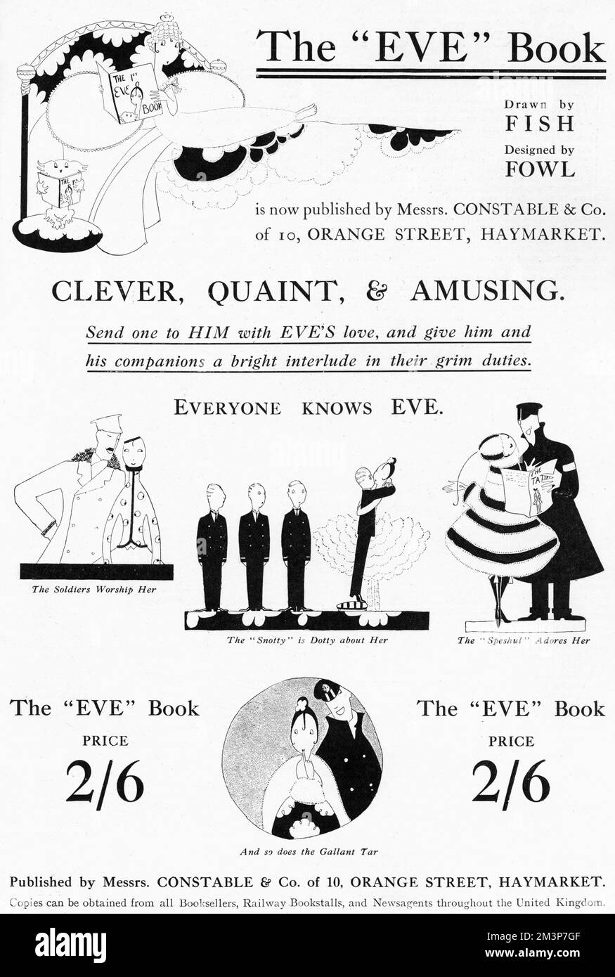 Advertisement for The Eve Book, 1916 Stock Photo - Alamy