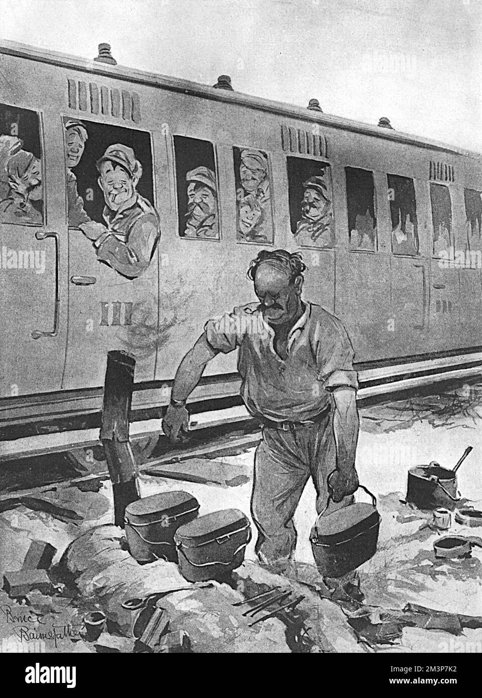 'In Dixie-Land' by Bruce Bairnsfather Stock Photo - Alamy