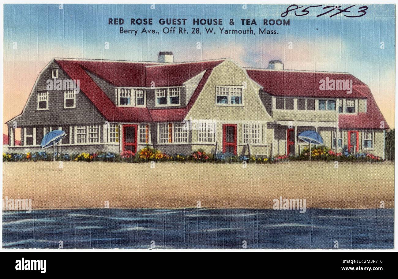 Red Rose Guest House & Tea Room, Berry Ave., Off Rt. 28, W. Yarmouth ...