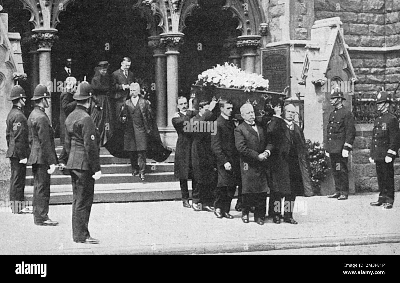 Joseph Chamberlain funeral Stock Photo - Alamy
