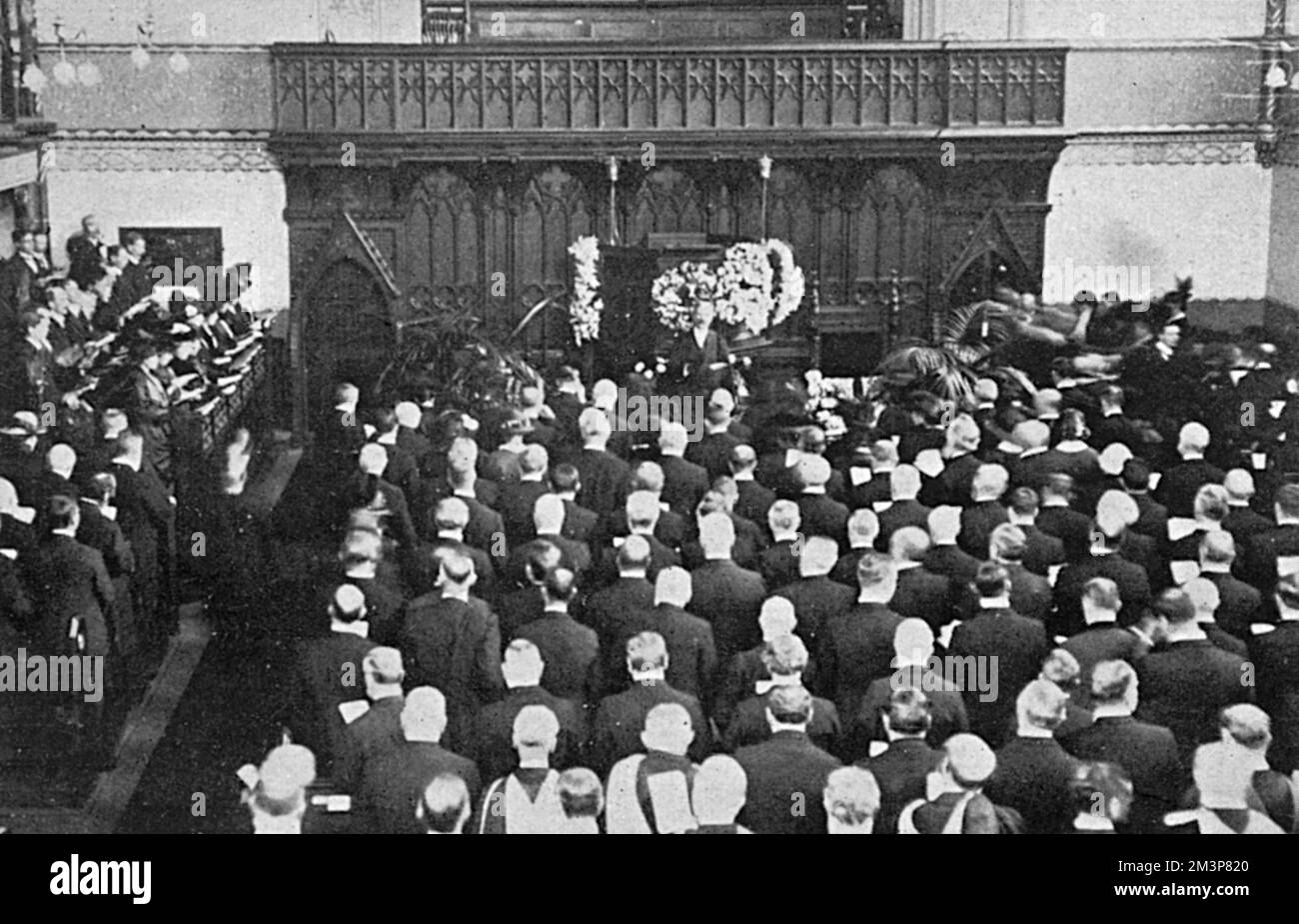 Joseph Chamberlain funeral Stock Photo - Alamy