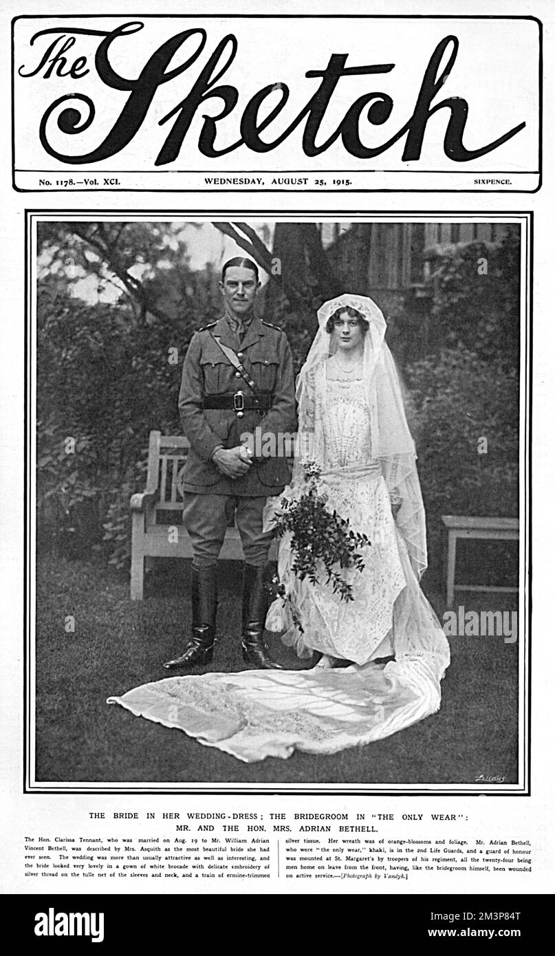 Wedding 1915 Black and White Stock Photos & Images - Alamy