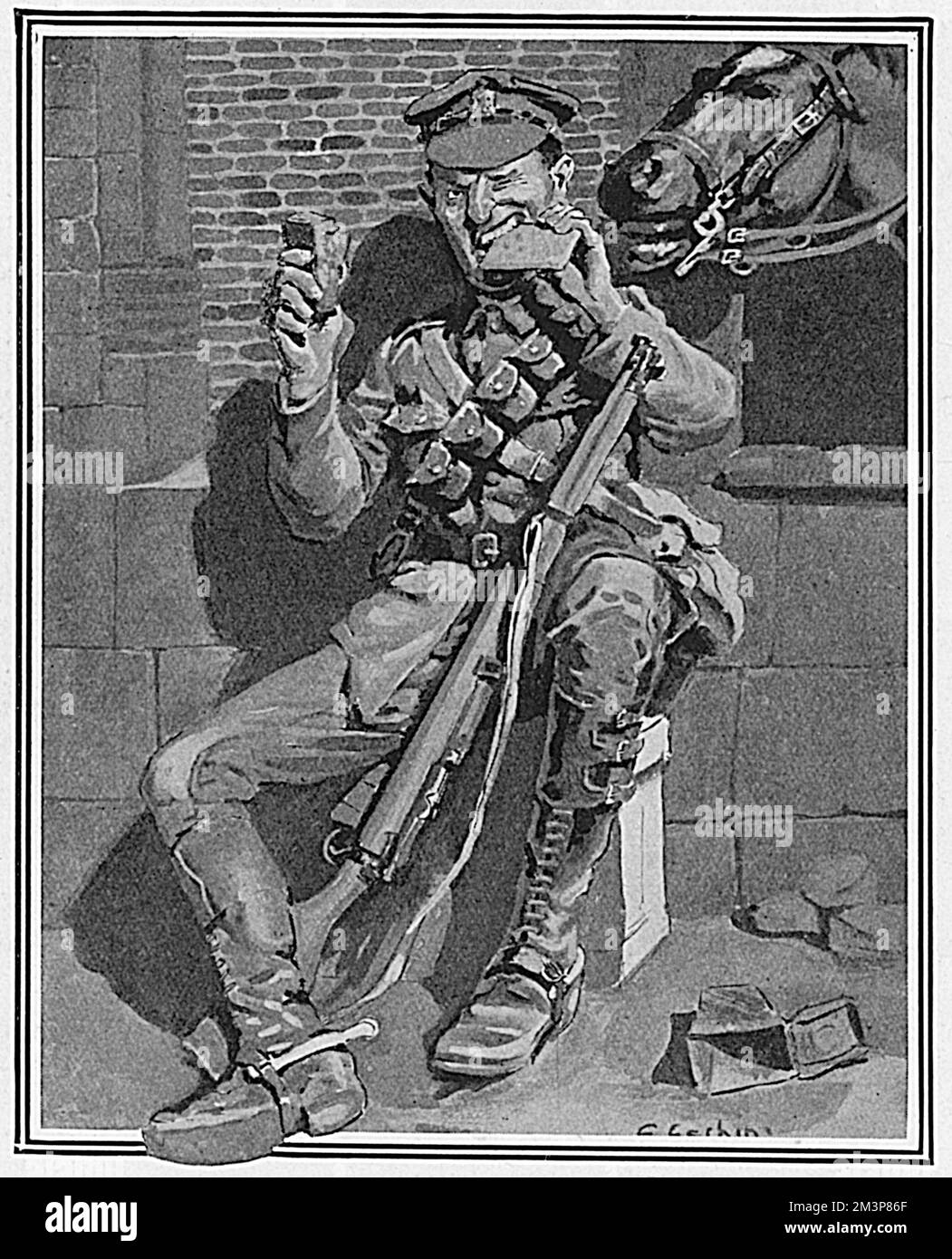 Biscuits & Beef, British soldiers' rations, WW1 Stock Photo - Alamy