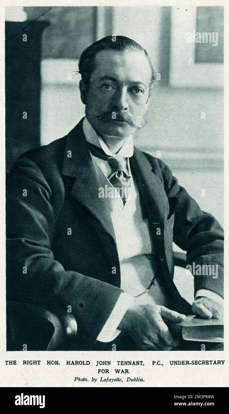 Harold John Tennant in 1915 Stock Photo - Alamy