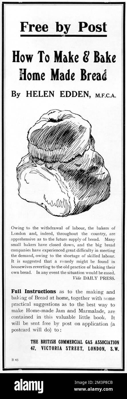 Home baking bread Black and White Stock Photos & Images - Alamy