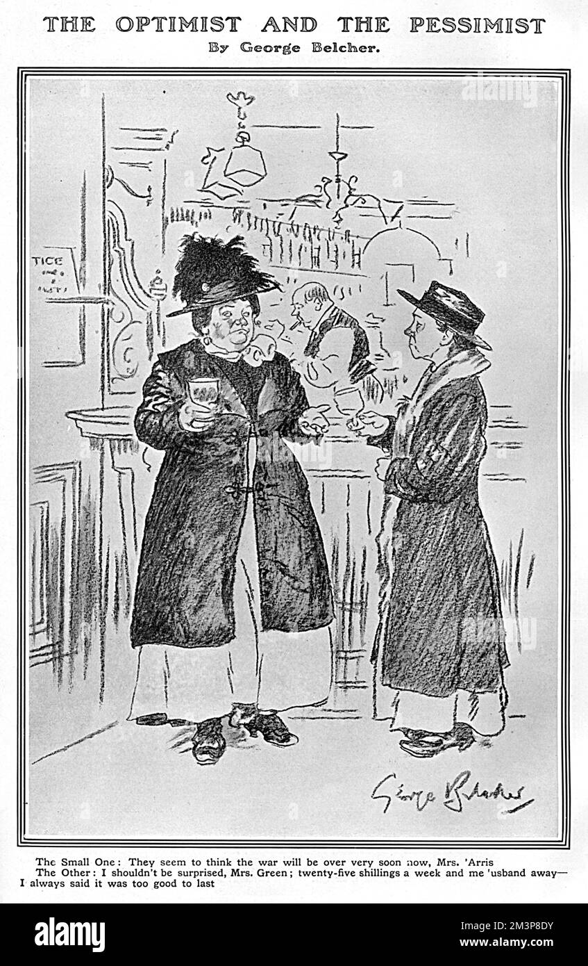 Pessimist optimist Black and White Stock Photos & Images - Alamy