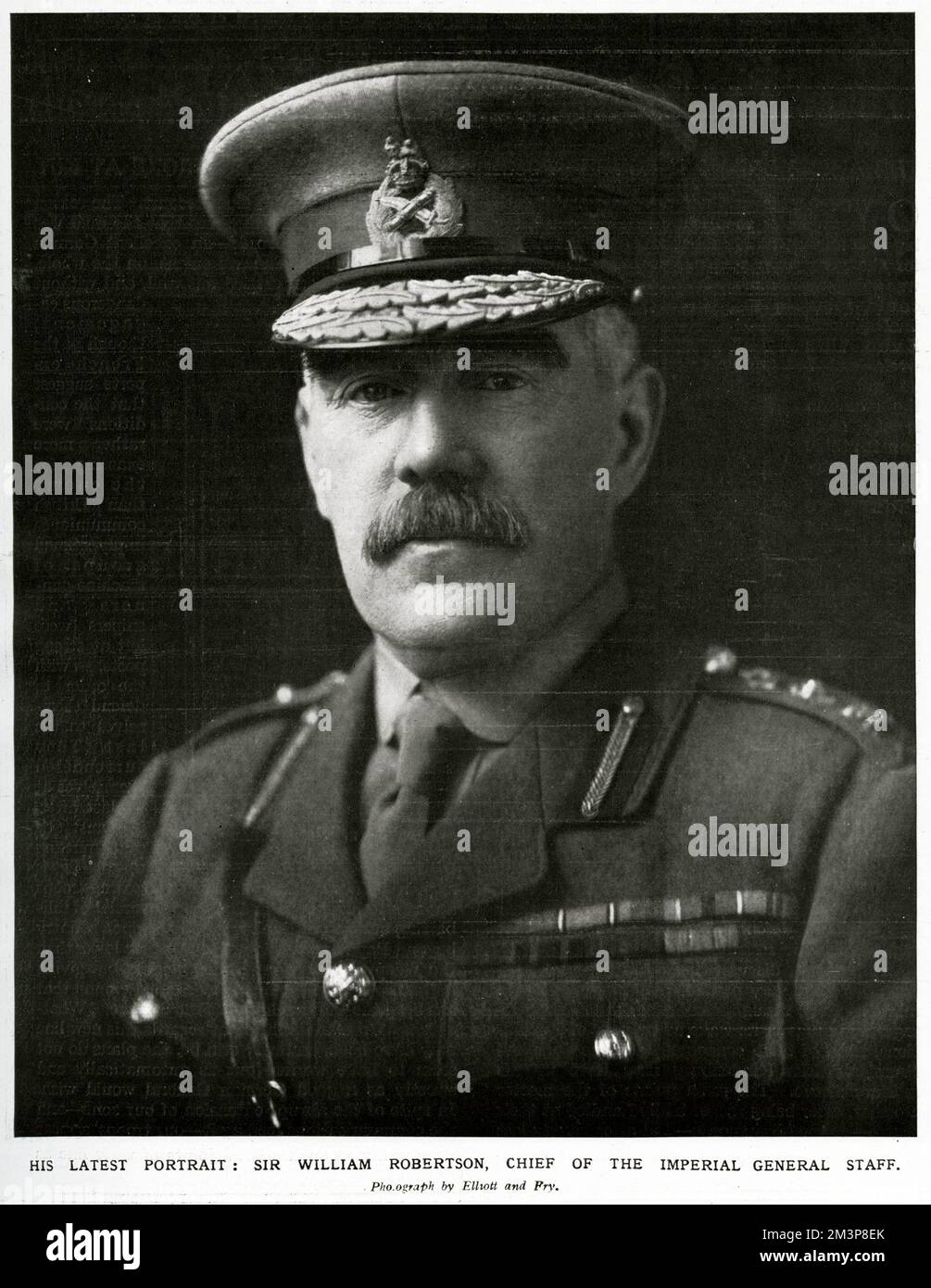 General Sir William Robertson (1860 - 1933), British army officer who ...