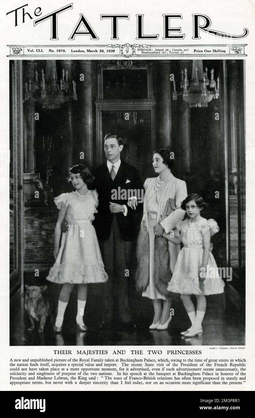 Elizabeth margaret king george vi hi-res stock photography and images ...