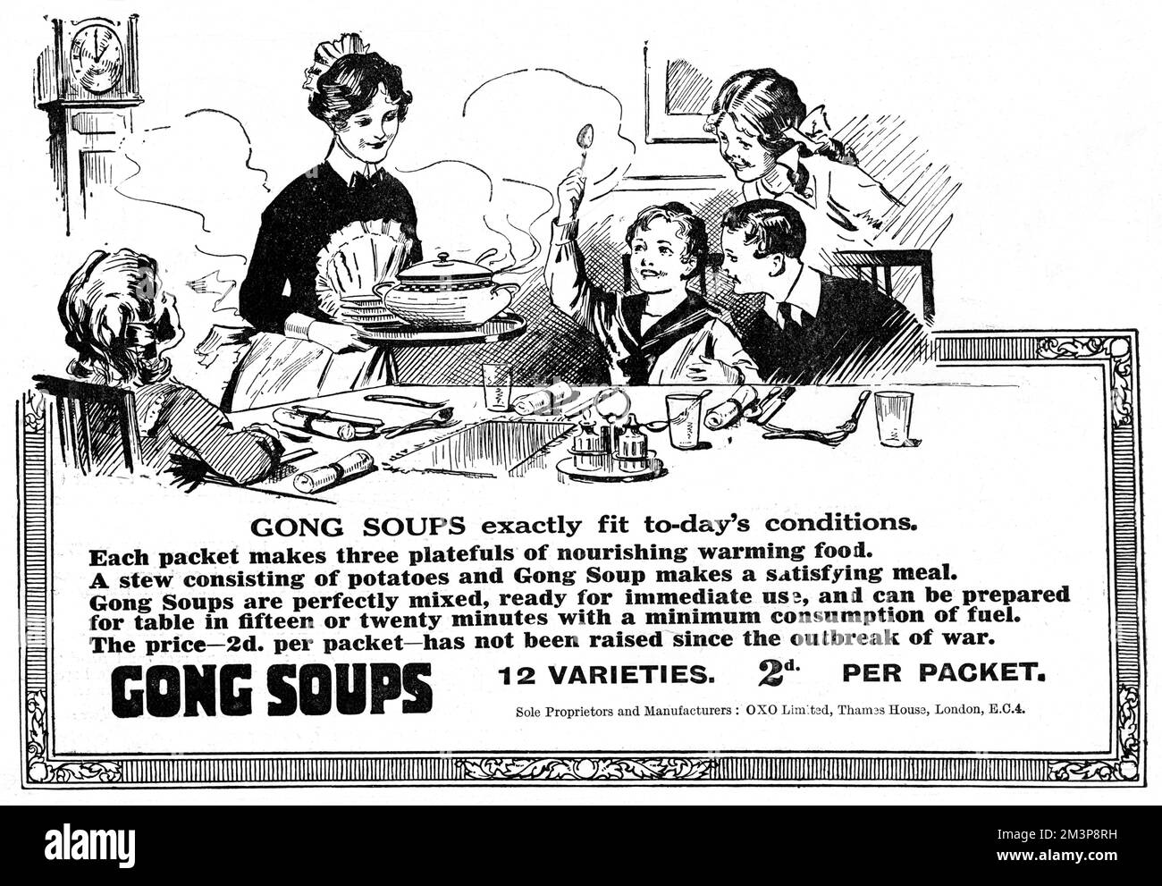 Soups Black and White Stock Photos & Images - Alamy