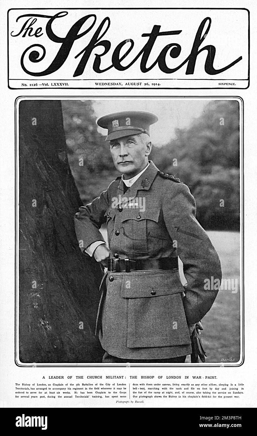 The Bishop of London, Arthur Foley Winnington-Ingram KCVO PC Stock ...