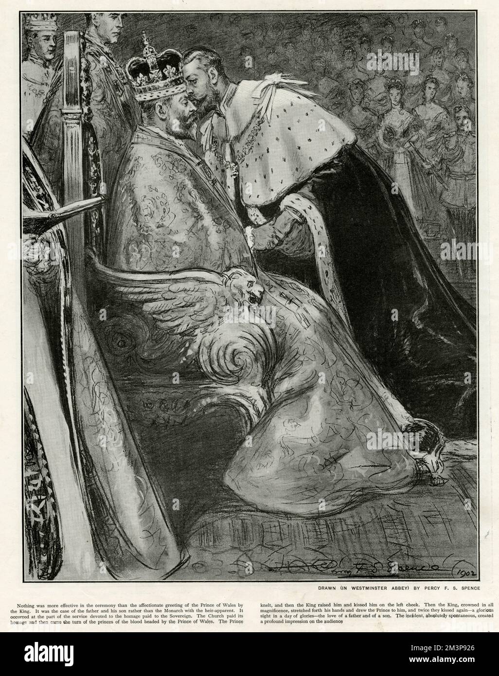 The church paids its homage and then came the turn of Prince George ...