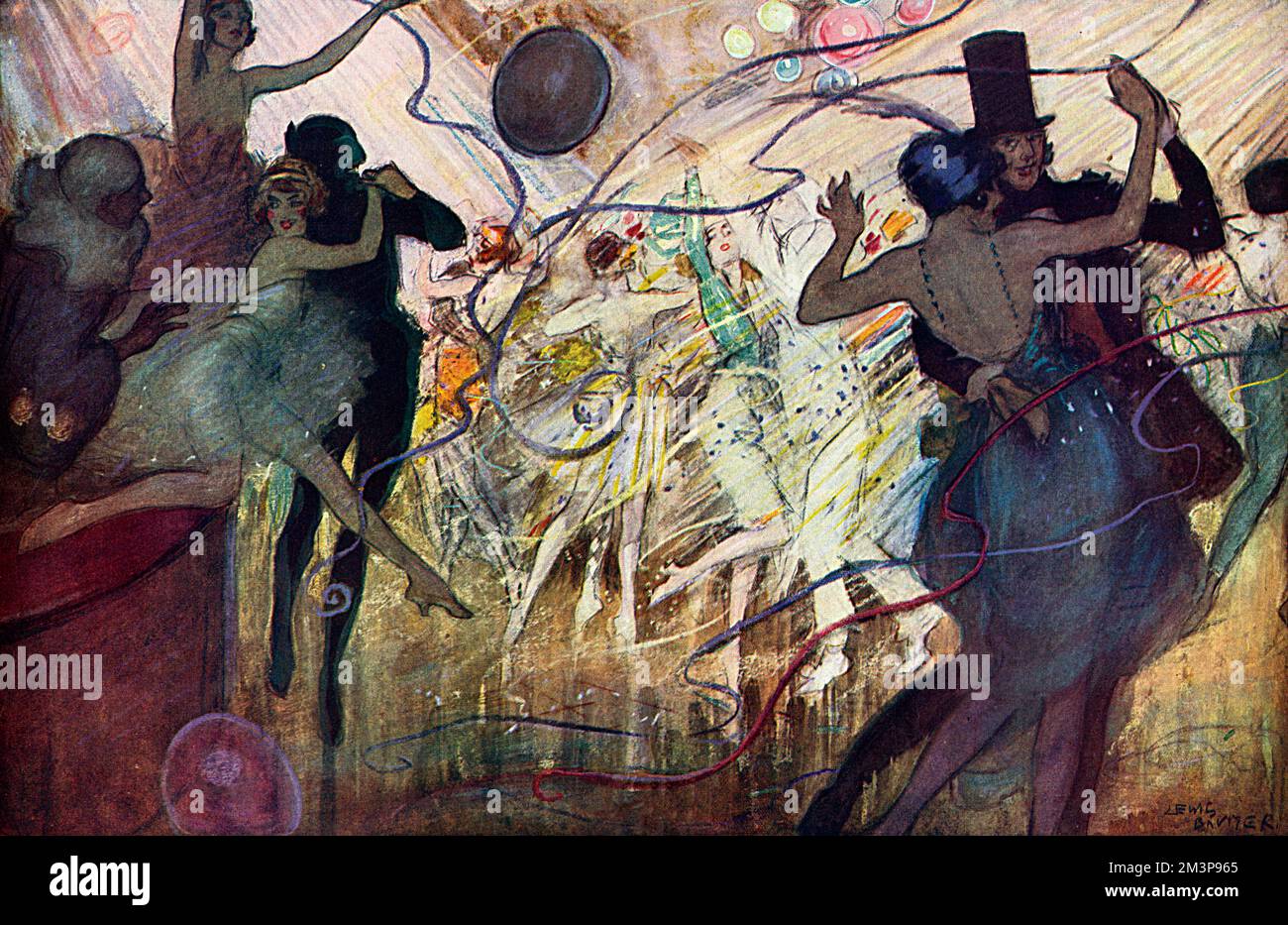 On with the dance by Lewis Baumer Stock Photo - Alamy