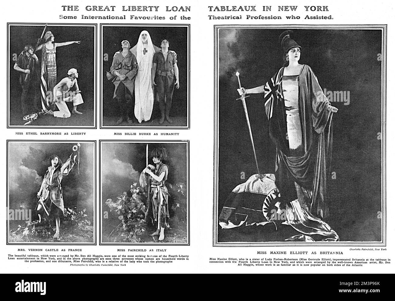The Great Liberty Loan Tableaux in New York Stock Photo - Alamy