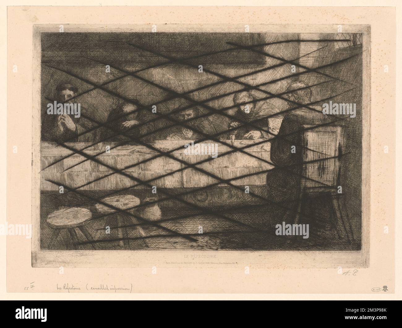 Le réfectoire , Monks, Eating & drinking, Refectories, Alphonse Legros ...