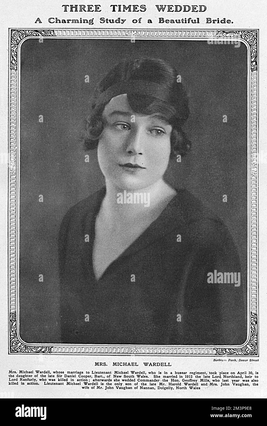 Mrs Wardell, twice widowed during WW1 Stock Photo - Alamy