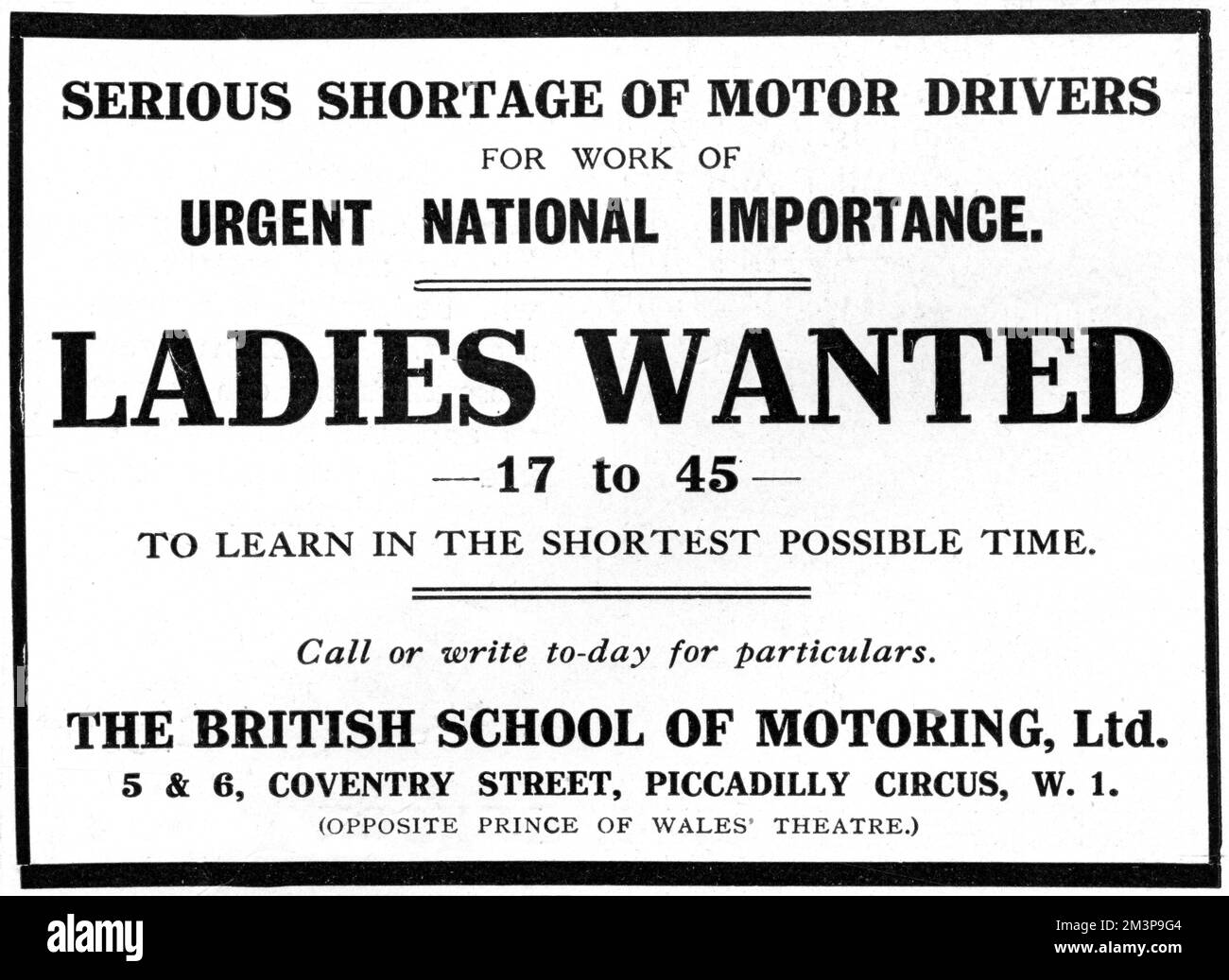 Ww1 world war ladies Cut Out Stock Images & Pictures - Alamy