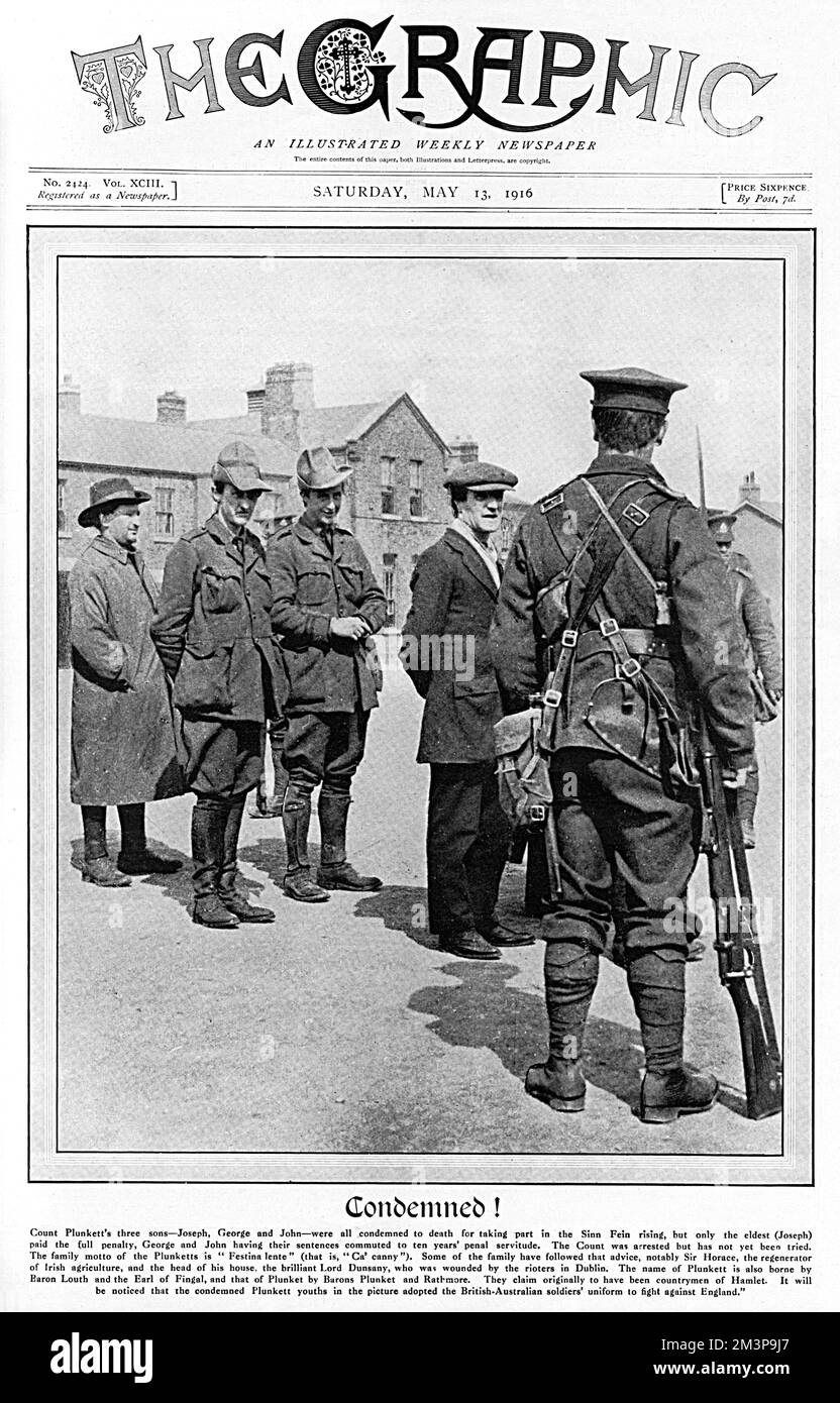 Aftermath of the Easter Rebellion in Ireland Stock Photo - Alamy