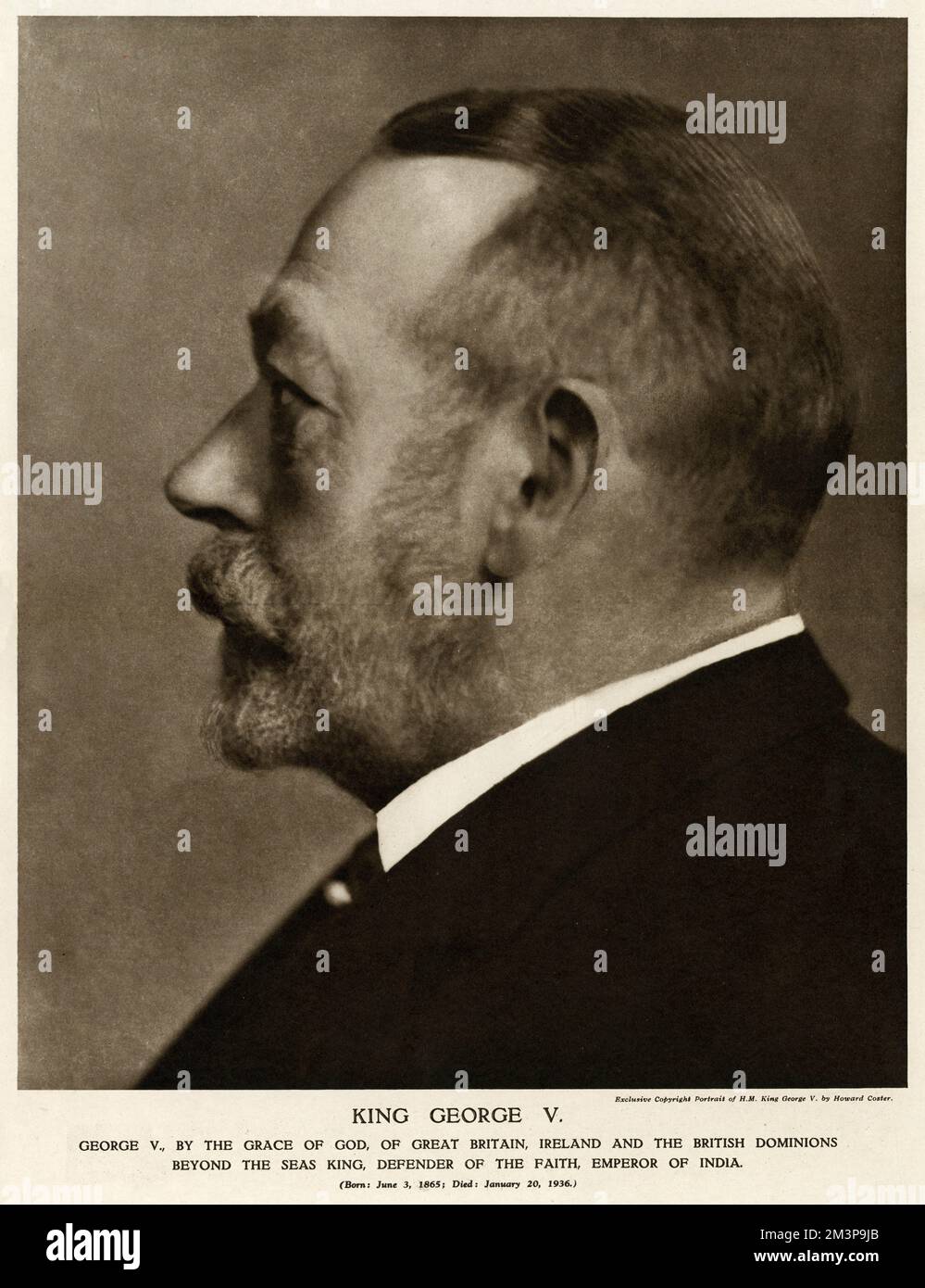 British monarchy george v hi-res stock photography and images - Alamy